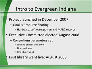 Evergreen Indiana Basic Circulation Class | PPT