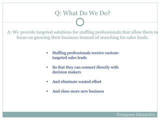 Evergreen Interactive Presentation For Associates | PPT