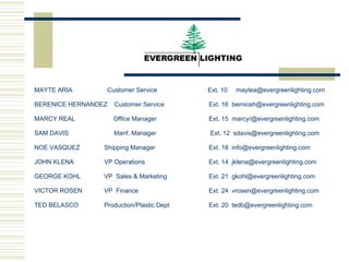 Evergreen presentation | PPT