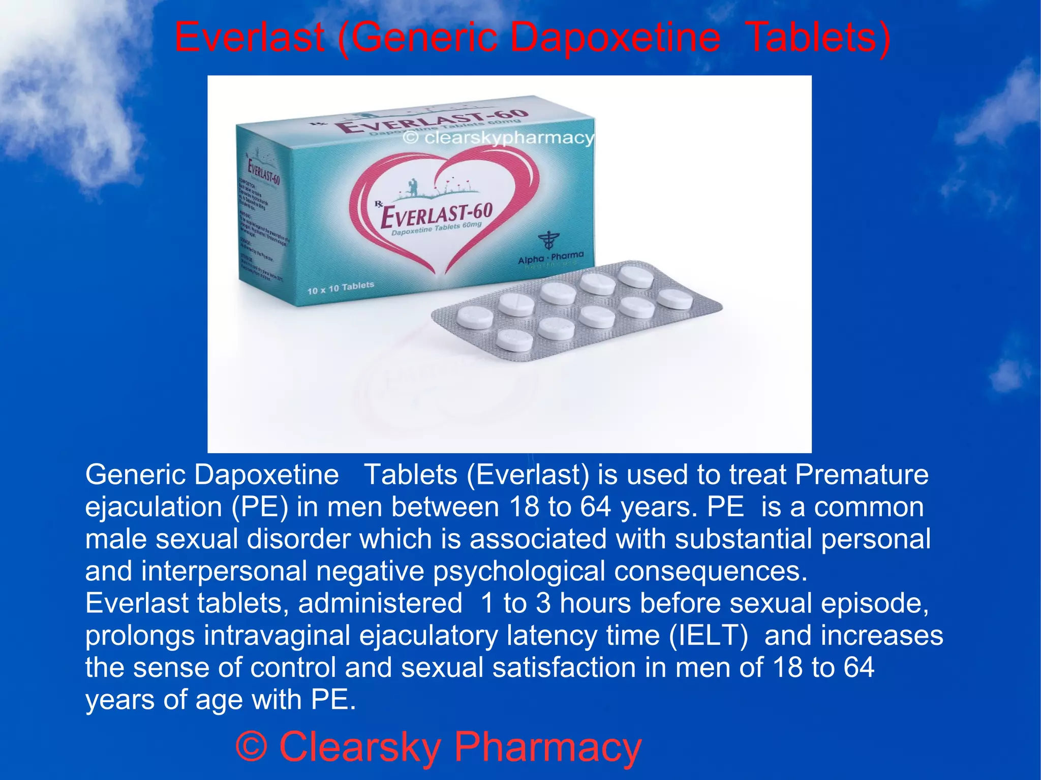 Everlast Tablets | ODP