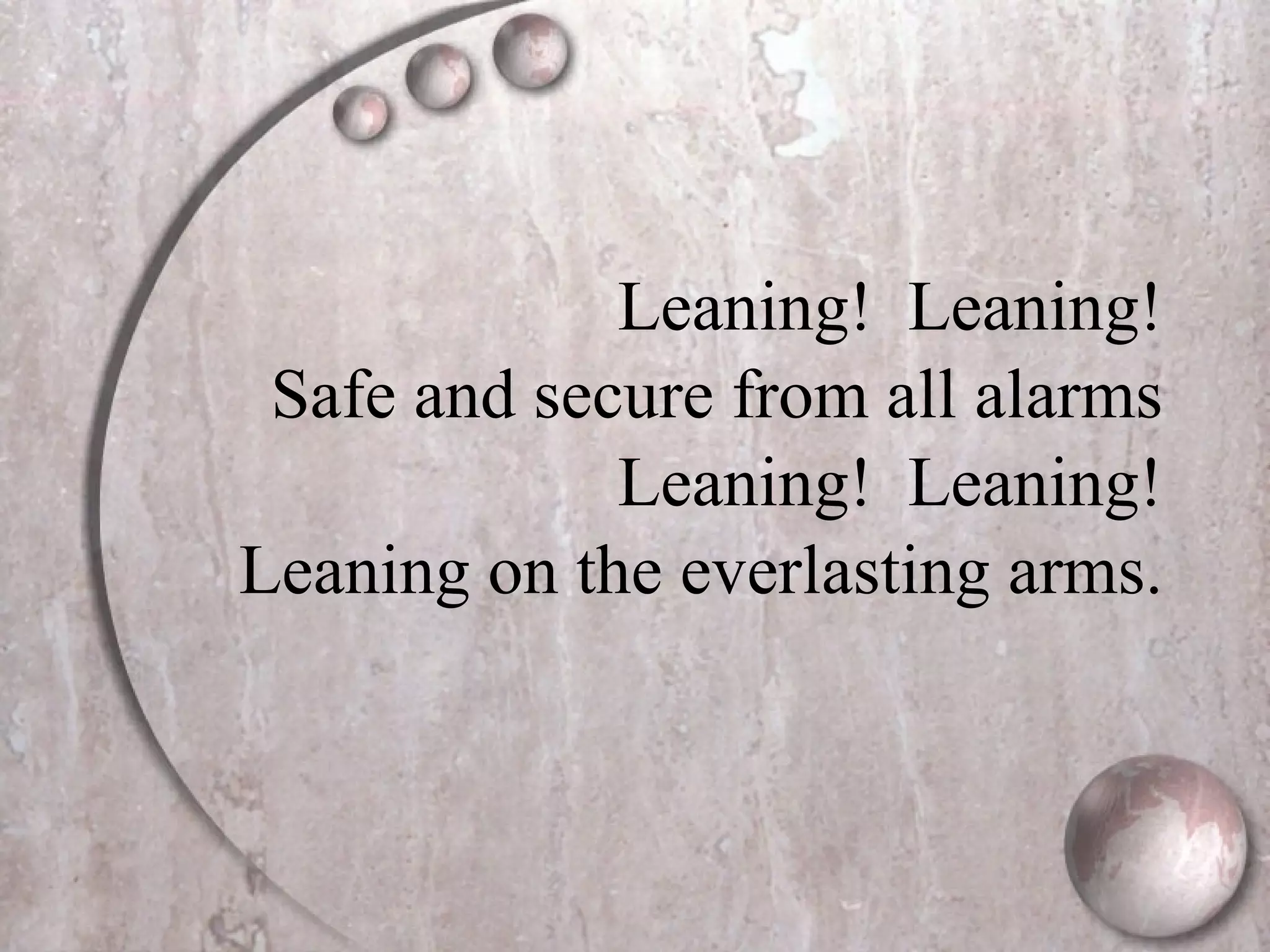 Everlasting arms | PPS