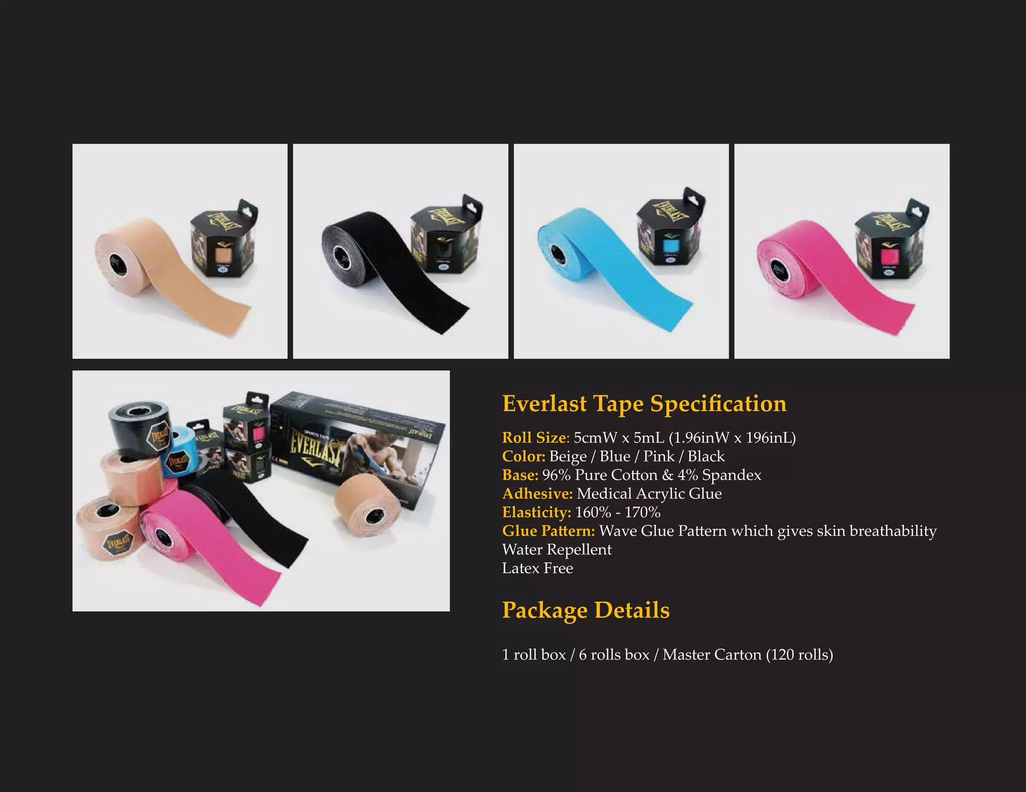 Everlast kinesiology tape | PDF