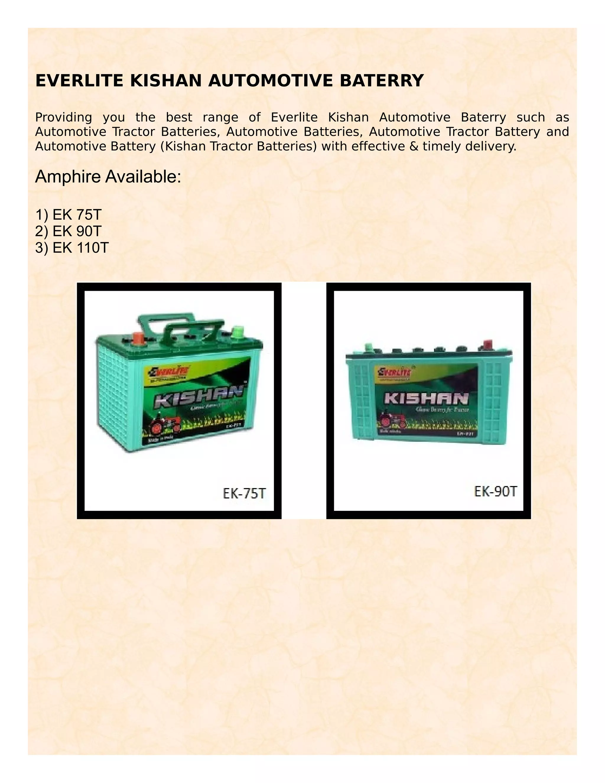 V. B. Corporation, Surat, Automotive Batteries | PDF