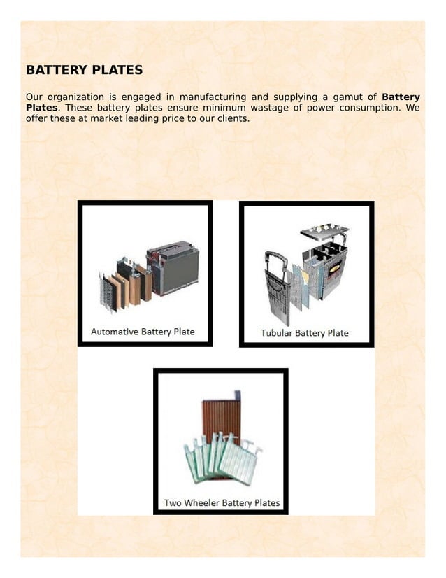 V. B. Corporation, Surat, Automotive Batteries | PDF