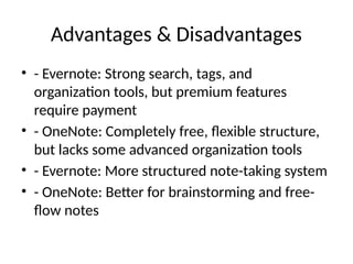Evernote_and_OneNote (Applications of Information & Communication ...