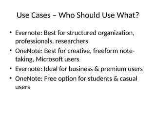 Evernote_and_OneNote (Applications of Information & Communication ...