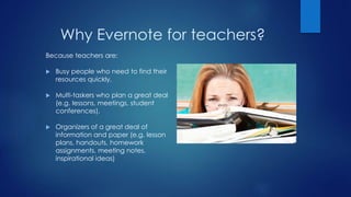 Evernote for Educators | PPTX | Internet for Beginners | Internet