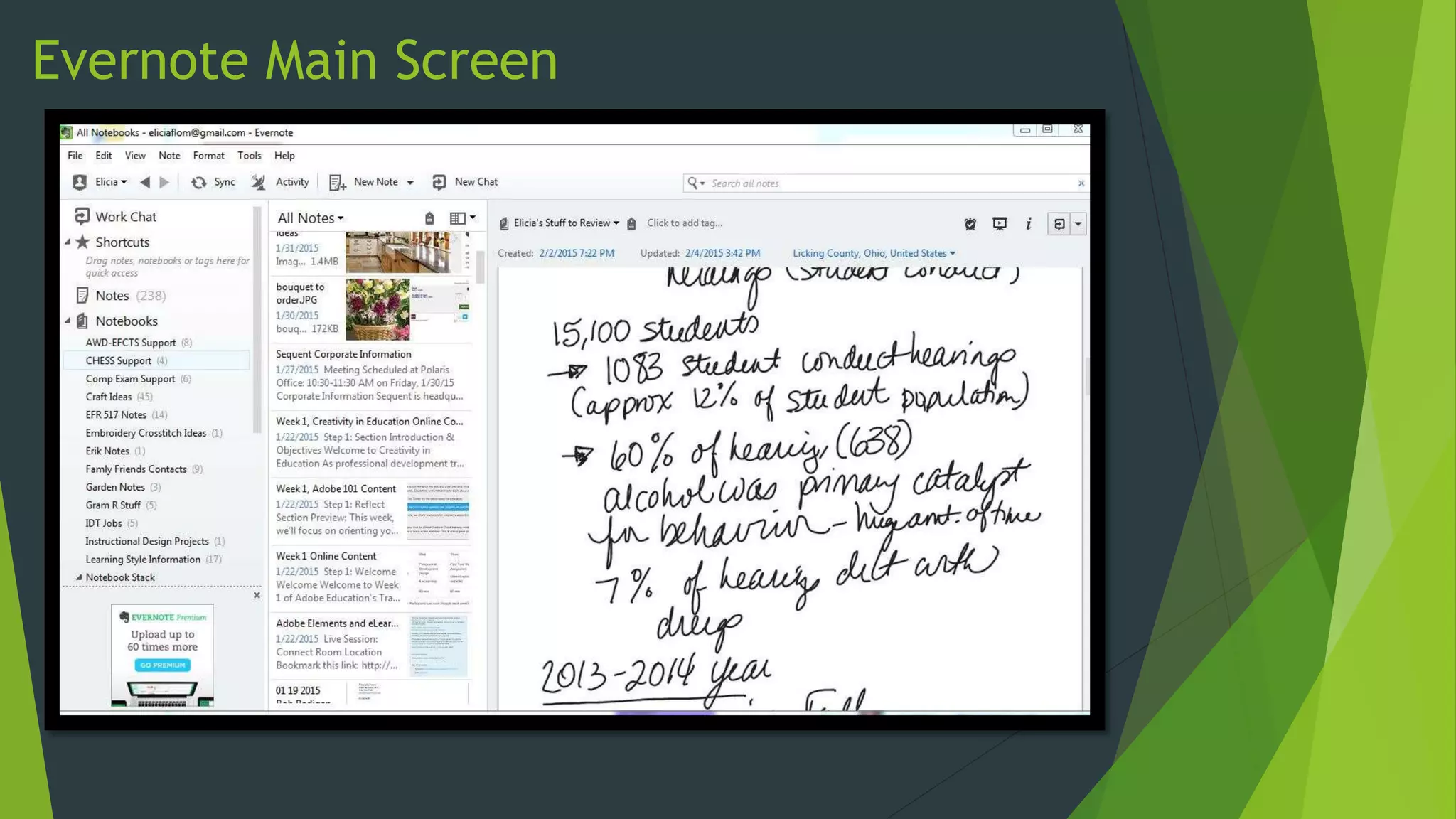 Evernote samples | PPT
