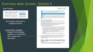 Evernote samples | PPT