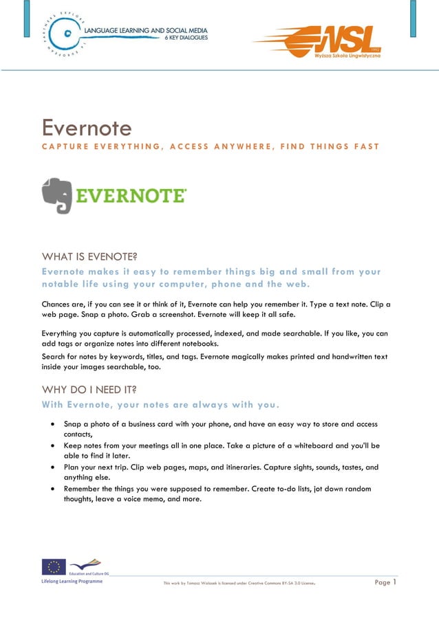 Evernote EN | PDF