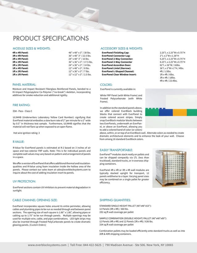 EverPanel Modular Wall Panel System | PDF