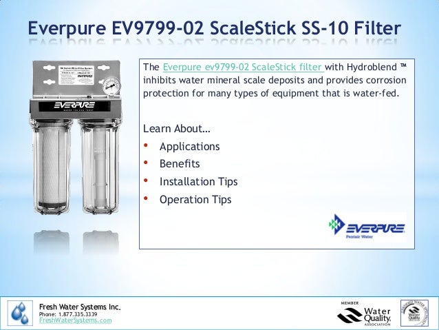 Everpure Ev9799-02 ScaleStick SS-10 Filter