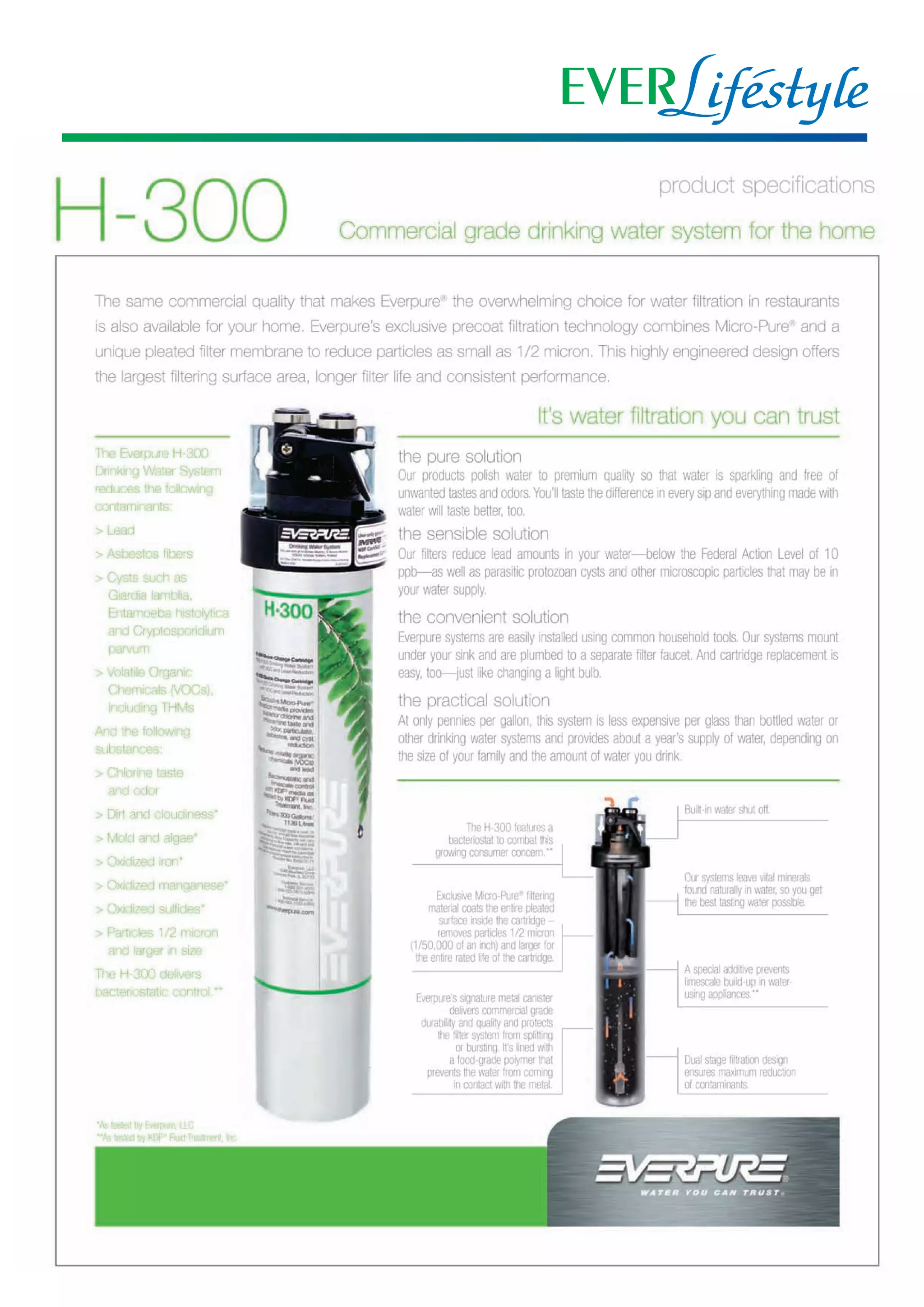 Everpure Drinking Water System | PDF