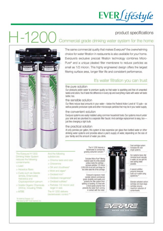 Everpure Drinking Water System | PDF