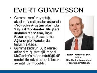 Evert Gummesson ve 30R Sınıflandırması | PPT