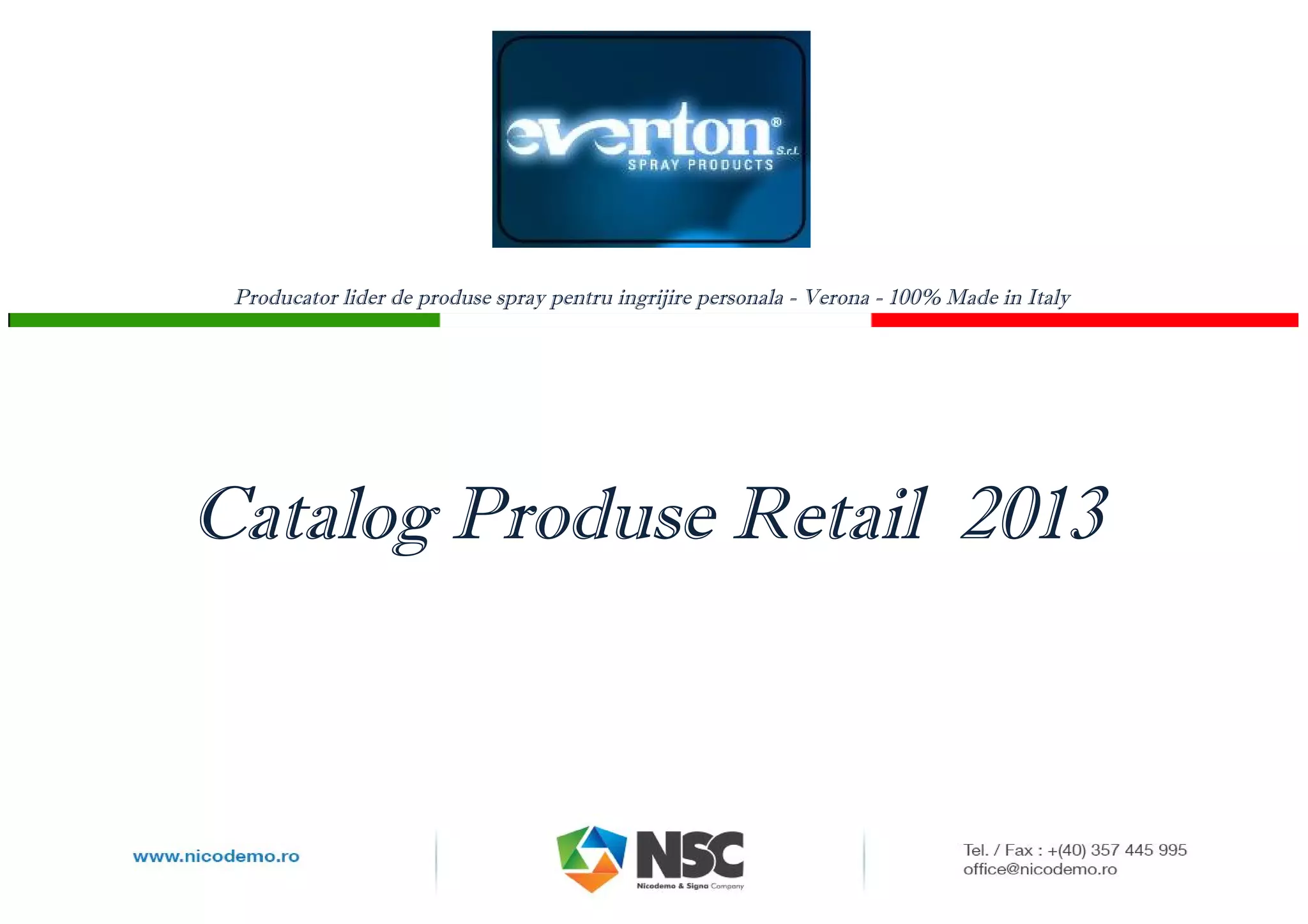 Produse larg consum - Everton - Catalog produse 2013 | PDF