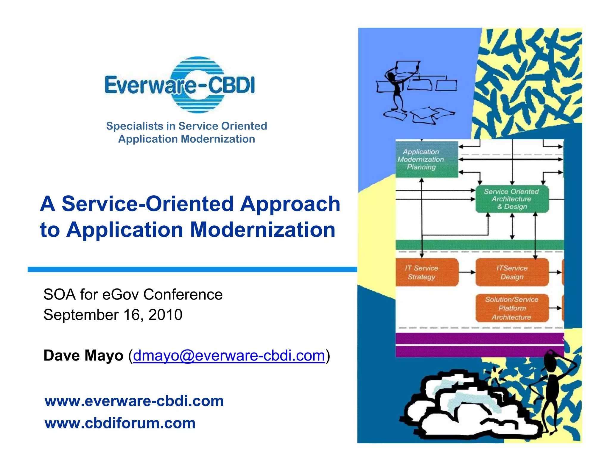 Service Oriented Approach to Application Modernization sept 2010 | PPT
