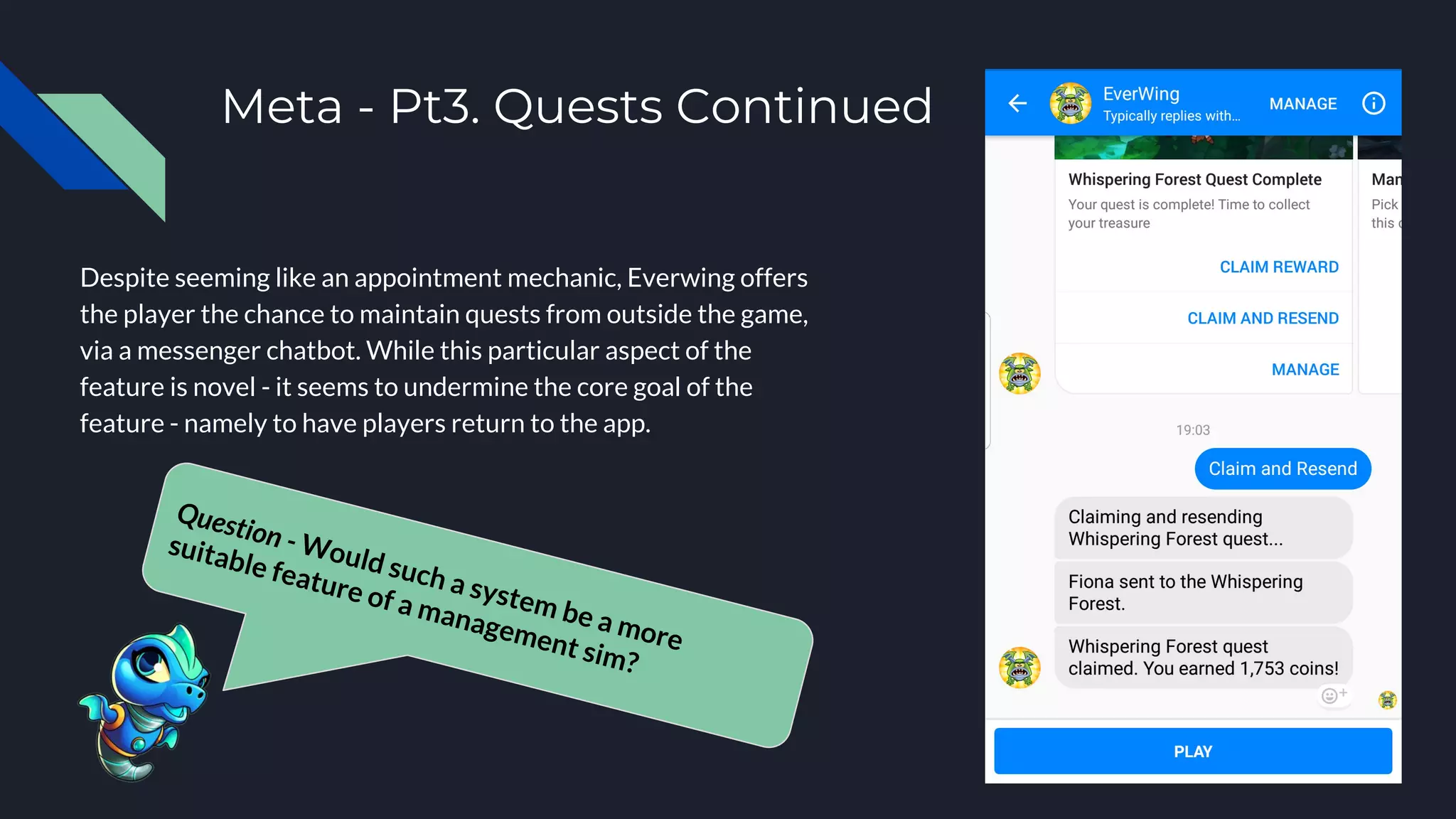 Everwing Facebook Messenger Deconstruction | PDF