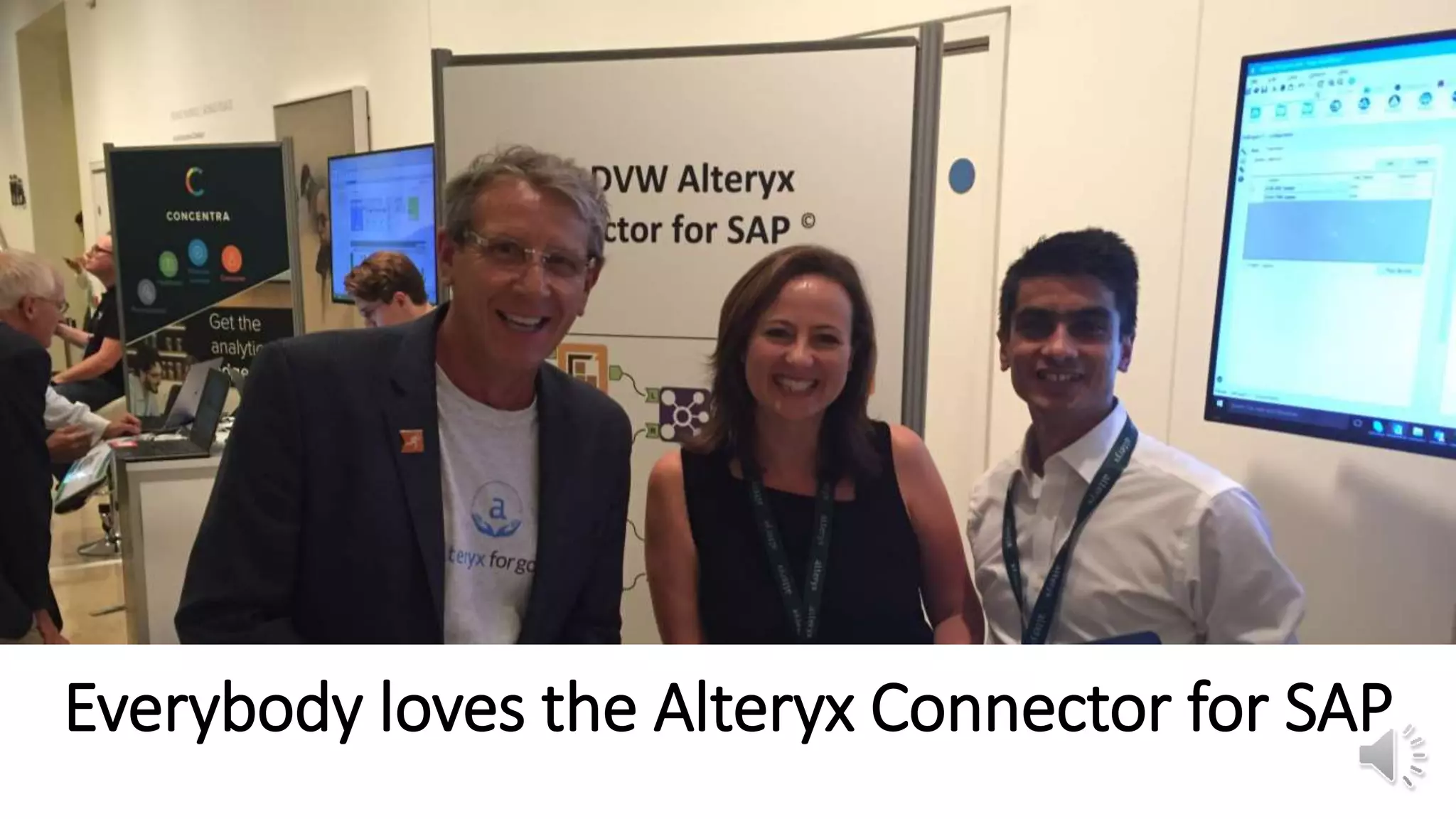 Everybody loves Alteryx and everybody loves the Alteryx Connector for ...