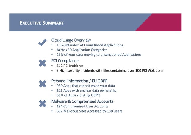 Every cloud cloud risk assessment 2018 | PDF