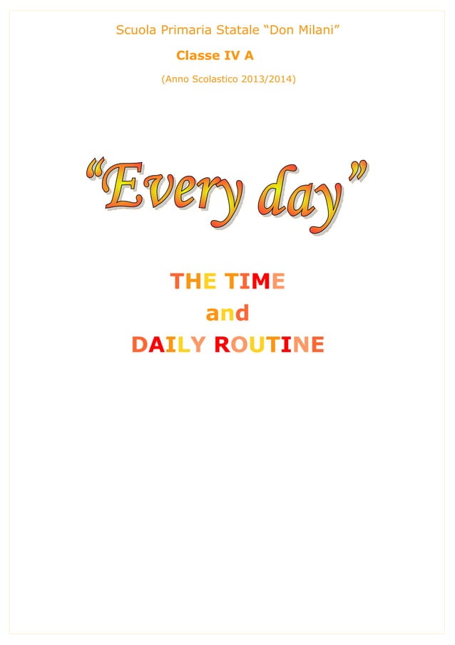 Every day | PDF