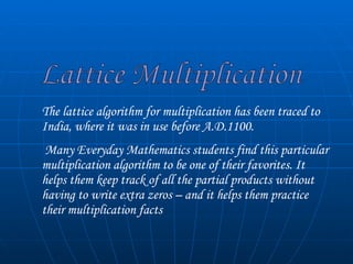 Everyday Math And Algorithms Ppt July 06 | PPT | Science