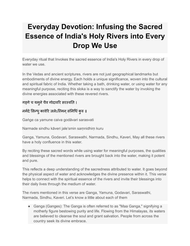 Everyday Devotion_ Infusing the Sacred Essence of India's Holy Rivers into Every Drop We Use.pdf