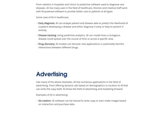 Everyday examples and applications of artificial intelligence (AI ...