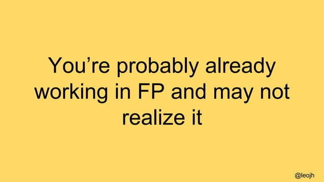 Everyday Functional Programming In Javascript Ppt 