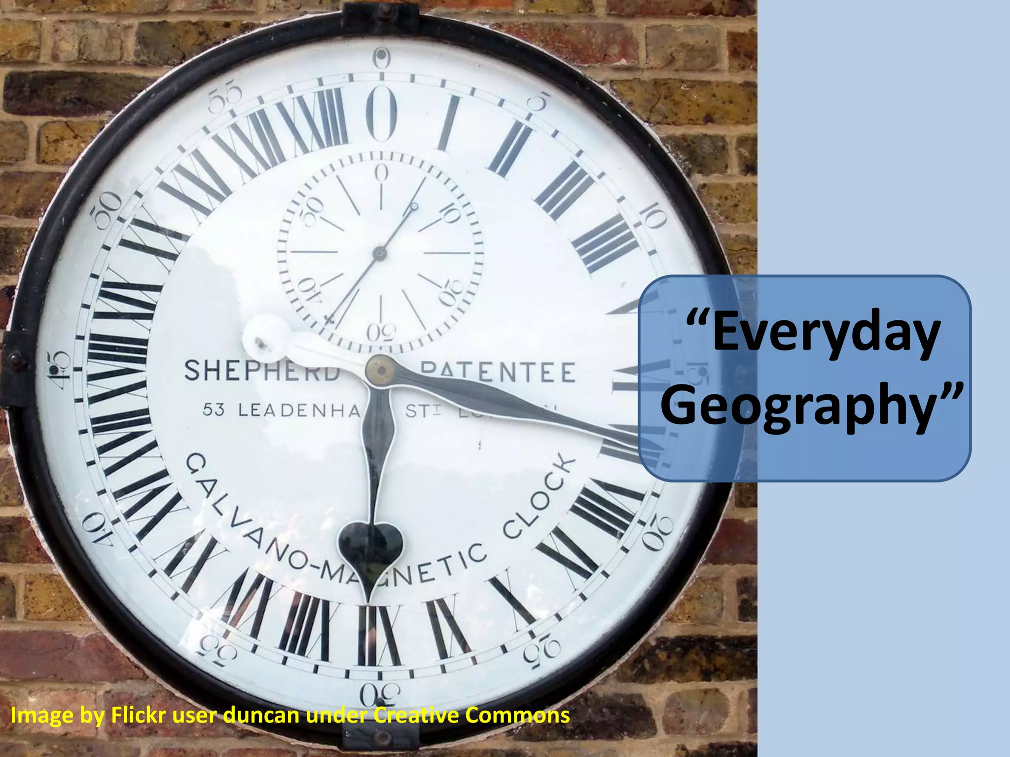 Everyday Geography | PPTX