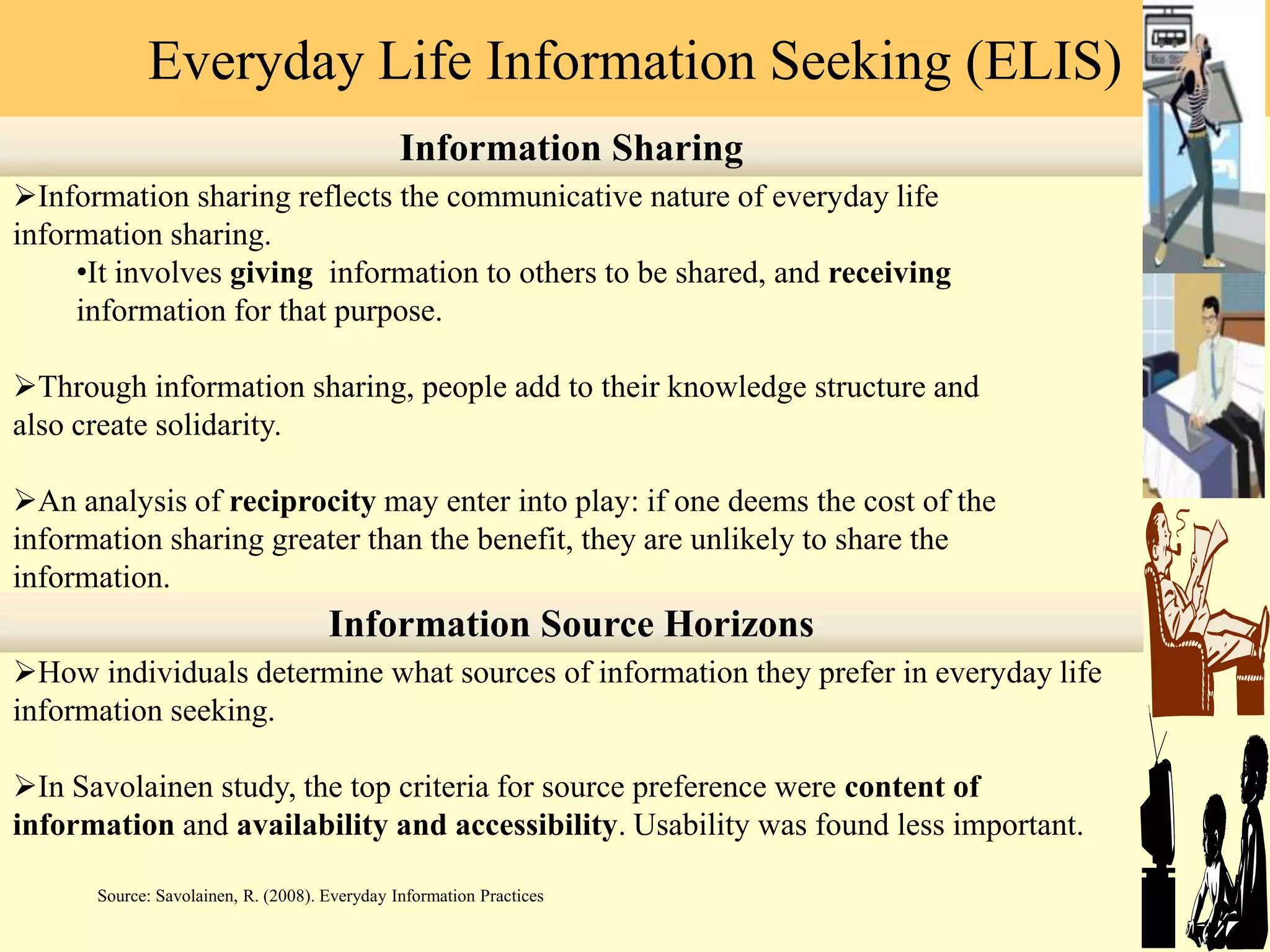 Everyday lifeinformationseeking | PPSX