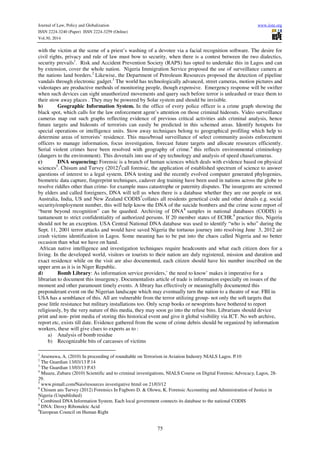 Everyday like 9 11 terrorism timeline in nigeria | PDF