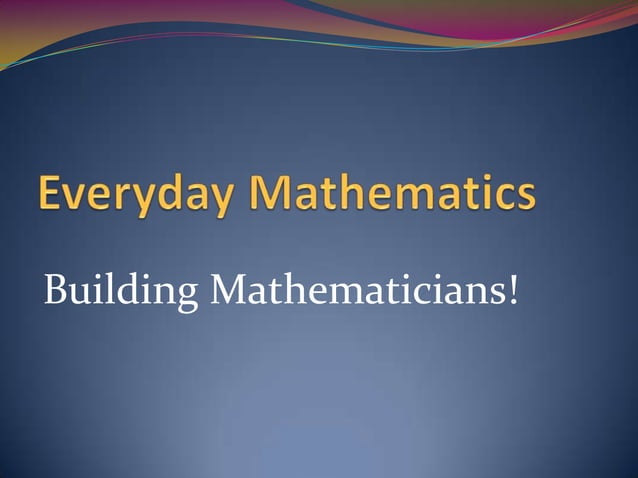 Everyday Mathematics Family Game Night | PPT