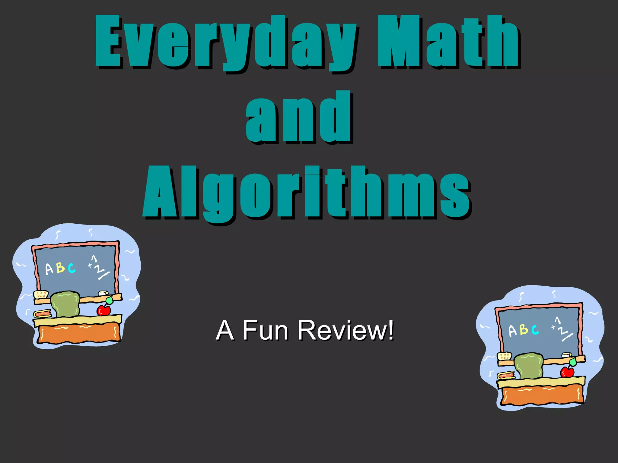 Everyday math ppt | PPT
