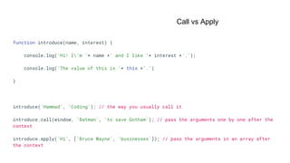Everyday's JS | PPTX | Web Development | Internet