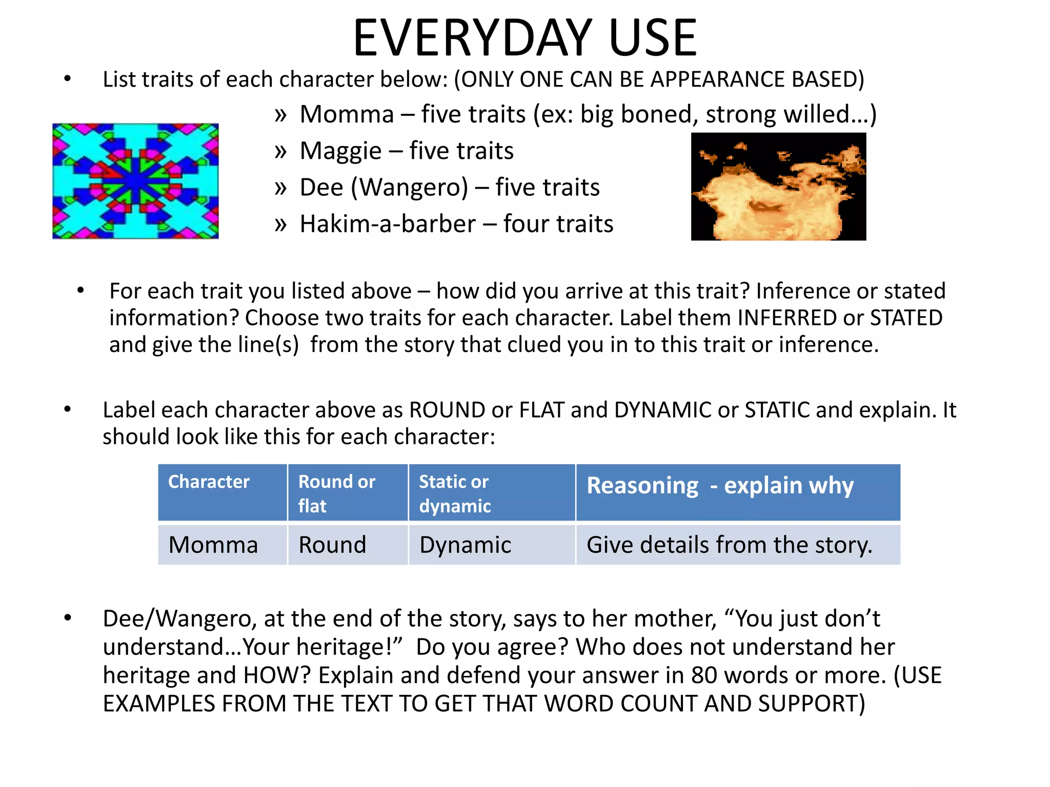 Everyday use slideshare | PPT