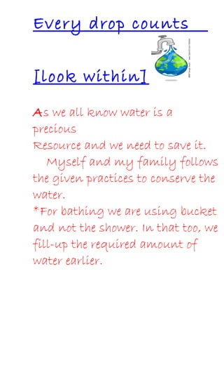 Every drop counts | PDF