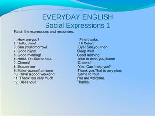 Every English Sandra MontañEz | PPT