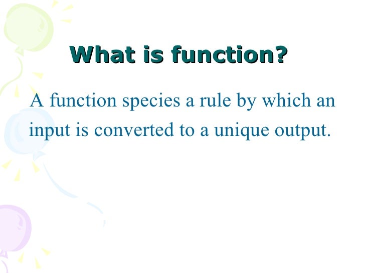 Every function is relation but all relation are not function