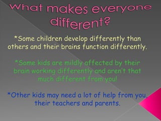 Everyone Is Different | PPT