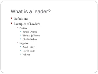 Everyone Is A Leader | PPT