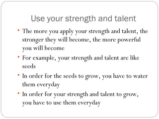 Discover your inner power: Believe that everyone is equally as powerful ...