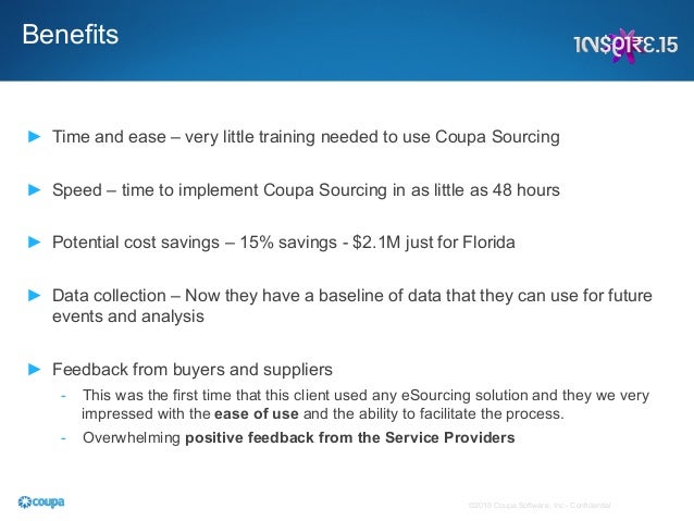 Coupa Sourcing Coupa Sourcing