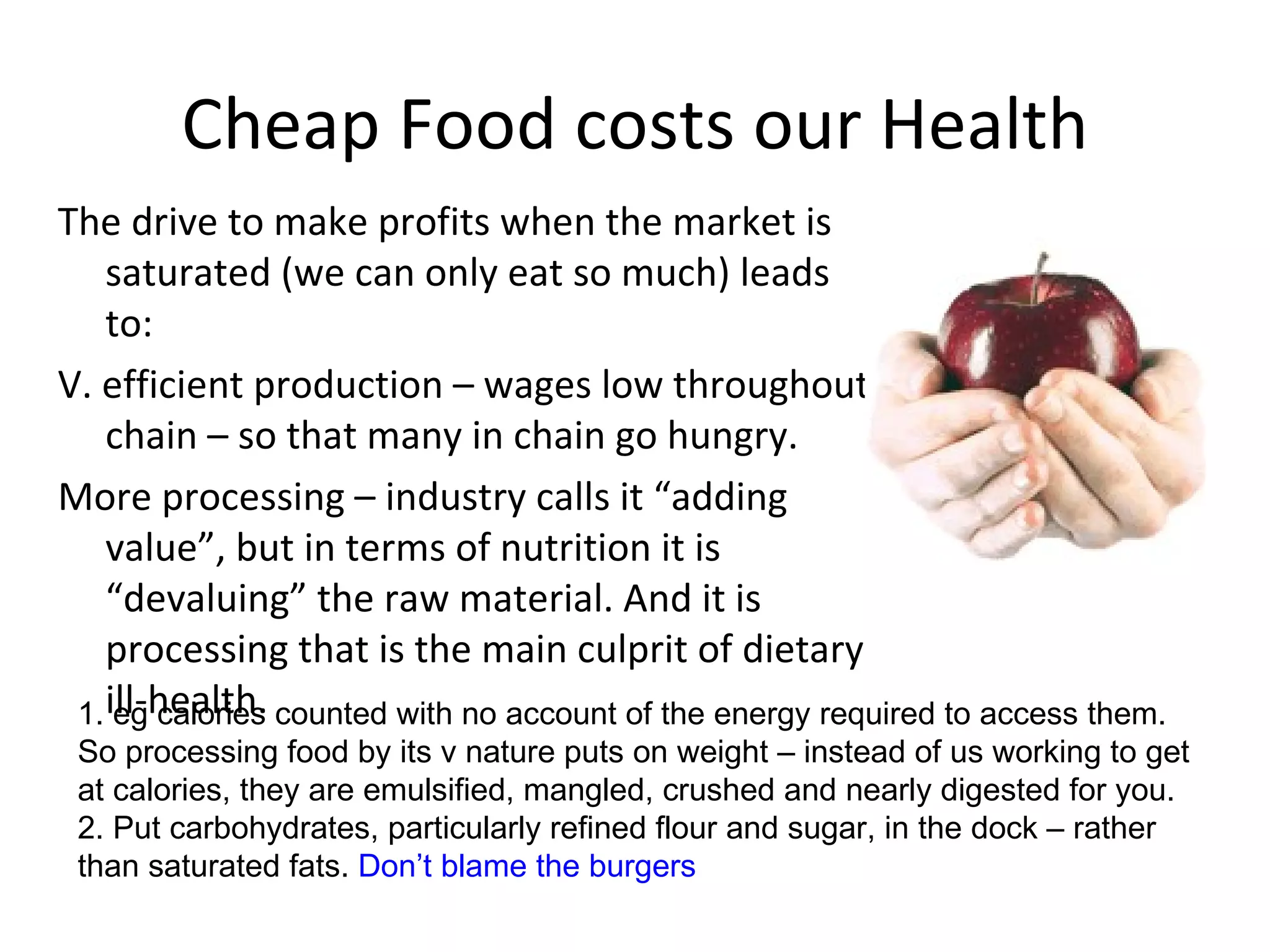 Every person a well fed person | PPT