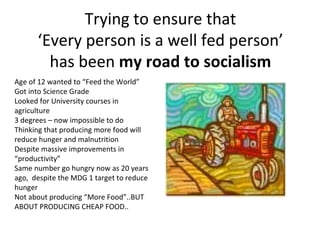 Every person a well fed person | PPT