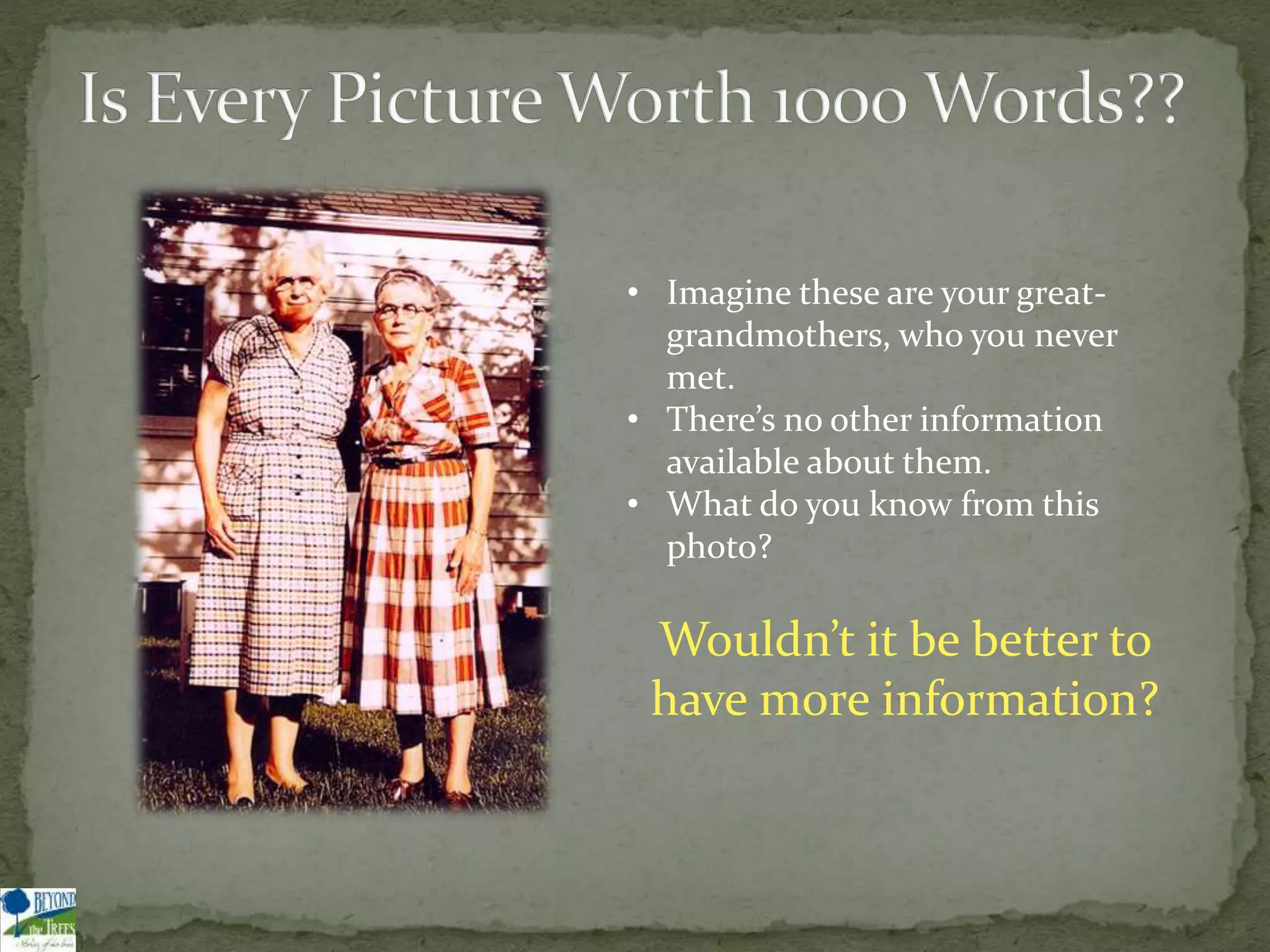 Every Picture Tells a Story Part 1: How To Write Great Photo Captions ...