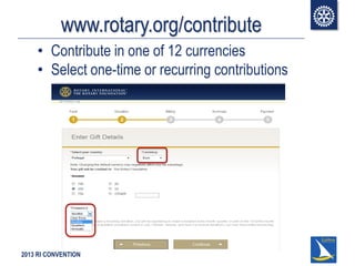 Every Rotarian Every Year | PPTX