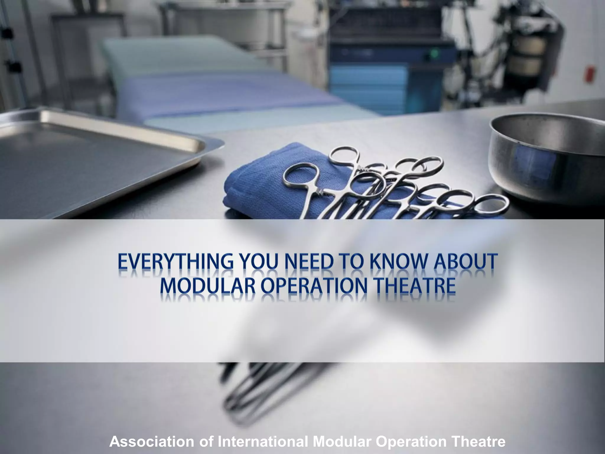 Modular operation theatre basics for surgeons and hospitals | PDF