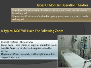 Modular operation theatre basics for surgeons and hospitals | PDF