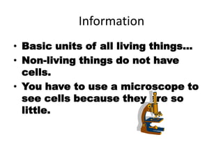 Everything about cells! | PPTX
